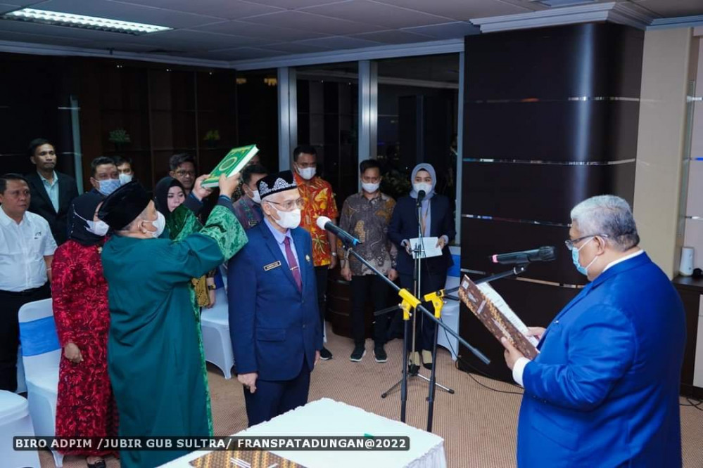Lantik Kembali Pj Sekda Asrun Lio, Begini Penekanan Gubernur